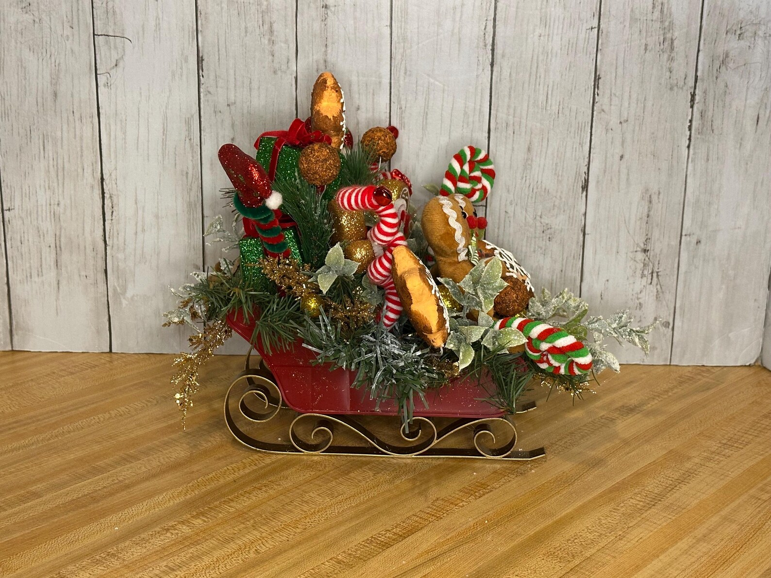 Gingerbread Centerpiece/floral Arrangement - Etsy