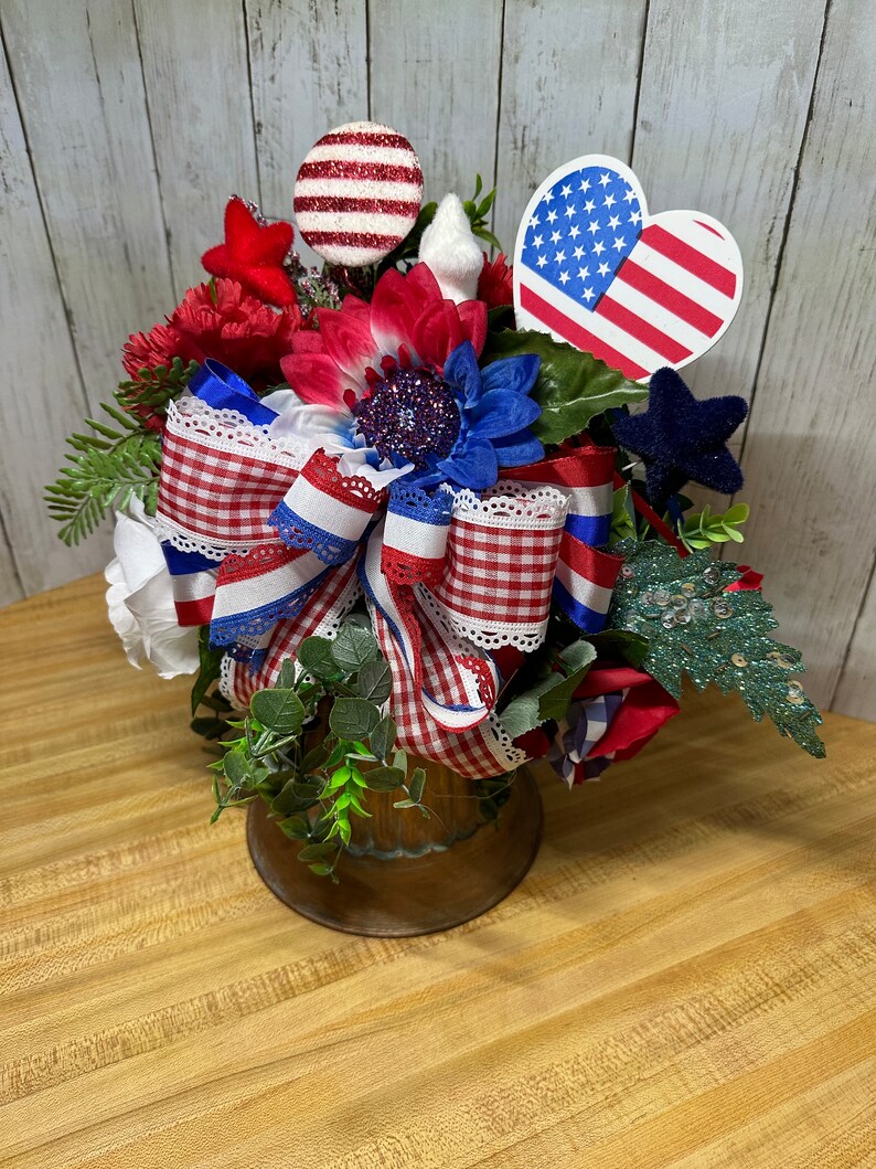 Patriotic Bell Arrangement Centerpiece - Etsy