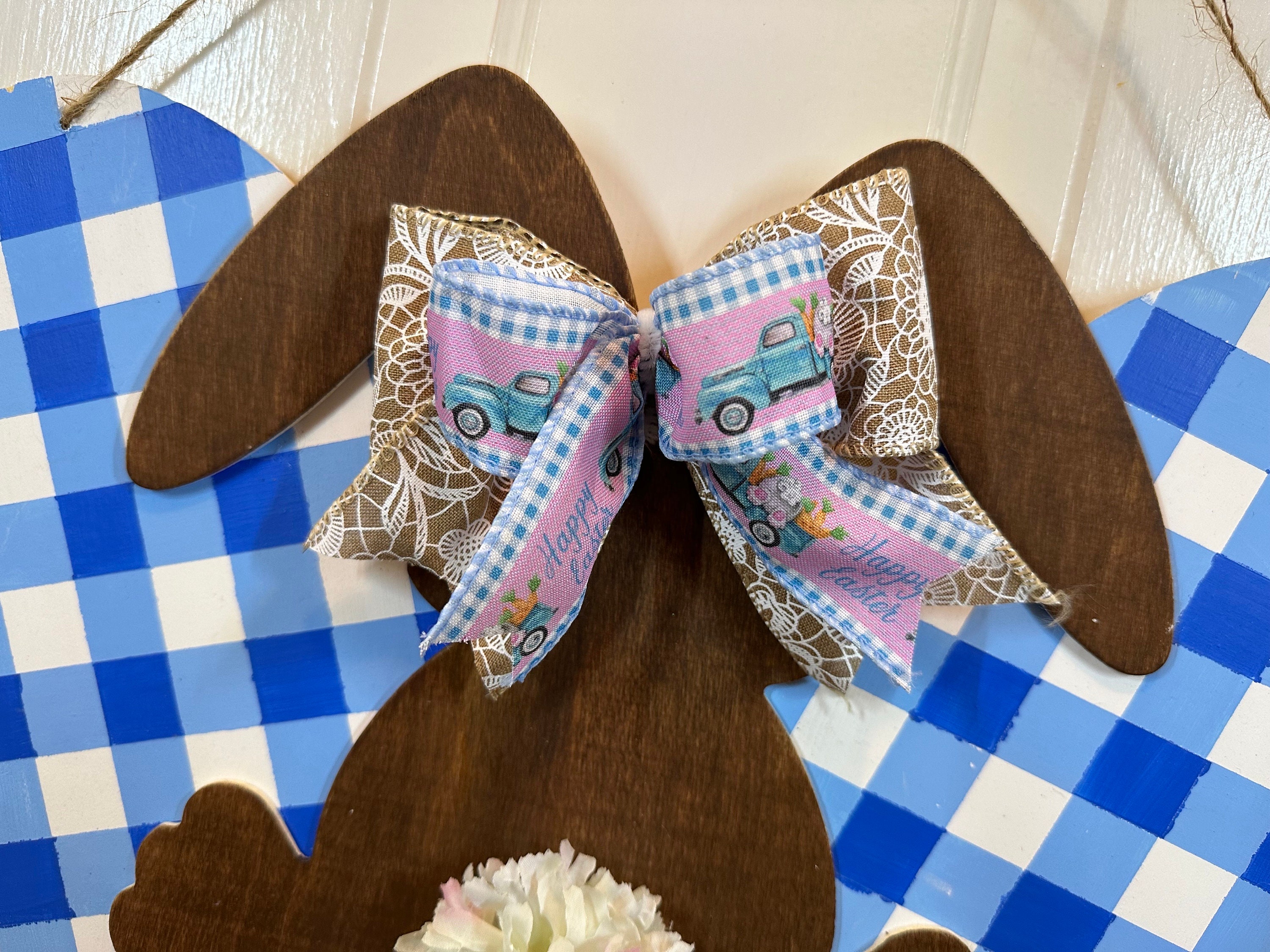 Bunny Easter Sign - Etsy