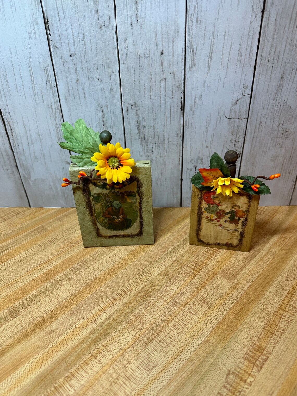 Pumpkin Blocks - Etsy