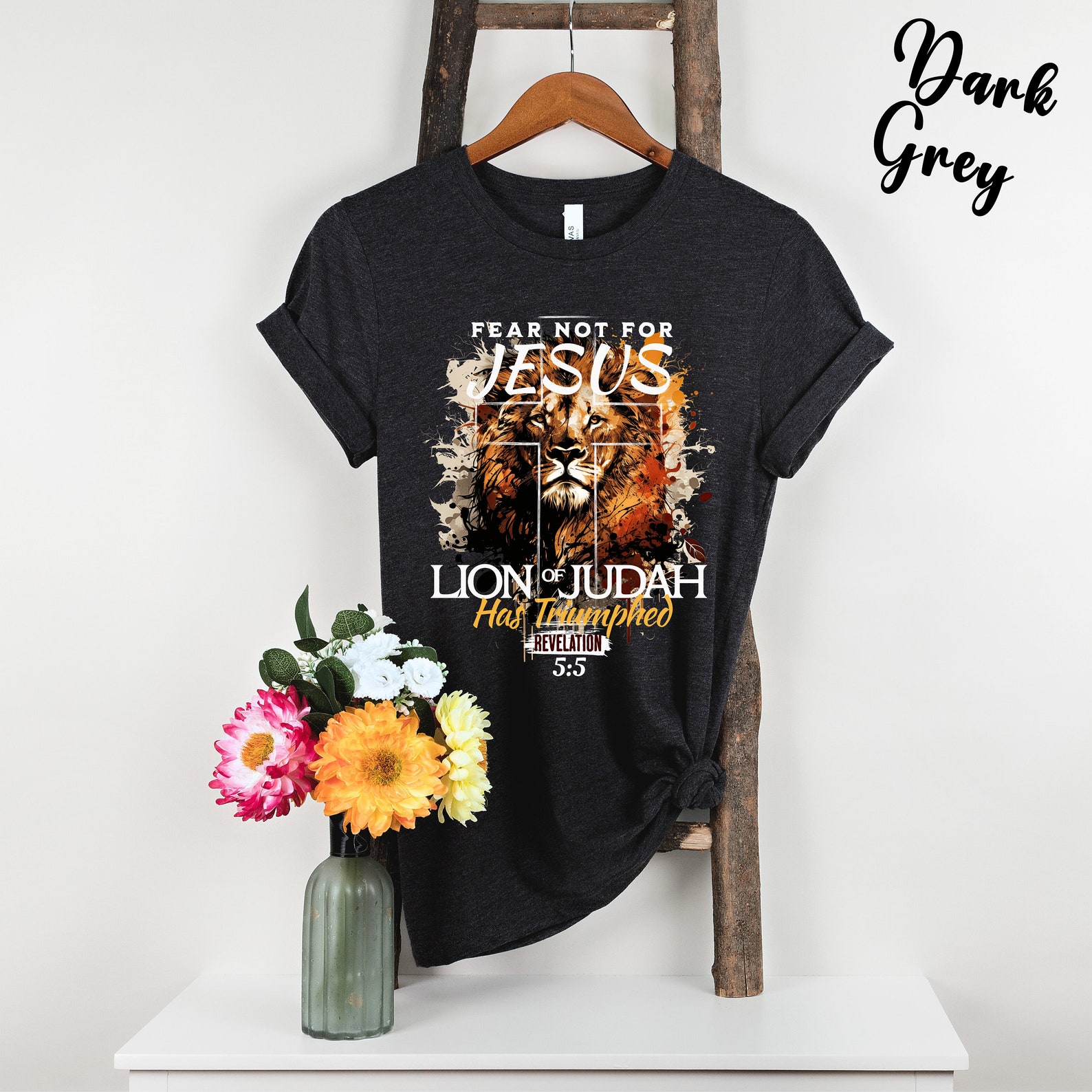 Lion of Judah Christianity Clothes Christian Crewneck Christian Tshirt ...