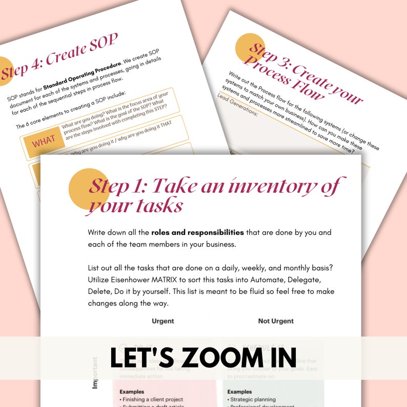 Standard Operating Procedure Template | SOP Template | Business SOP ...