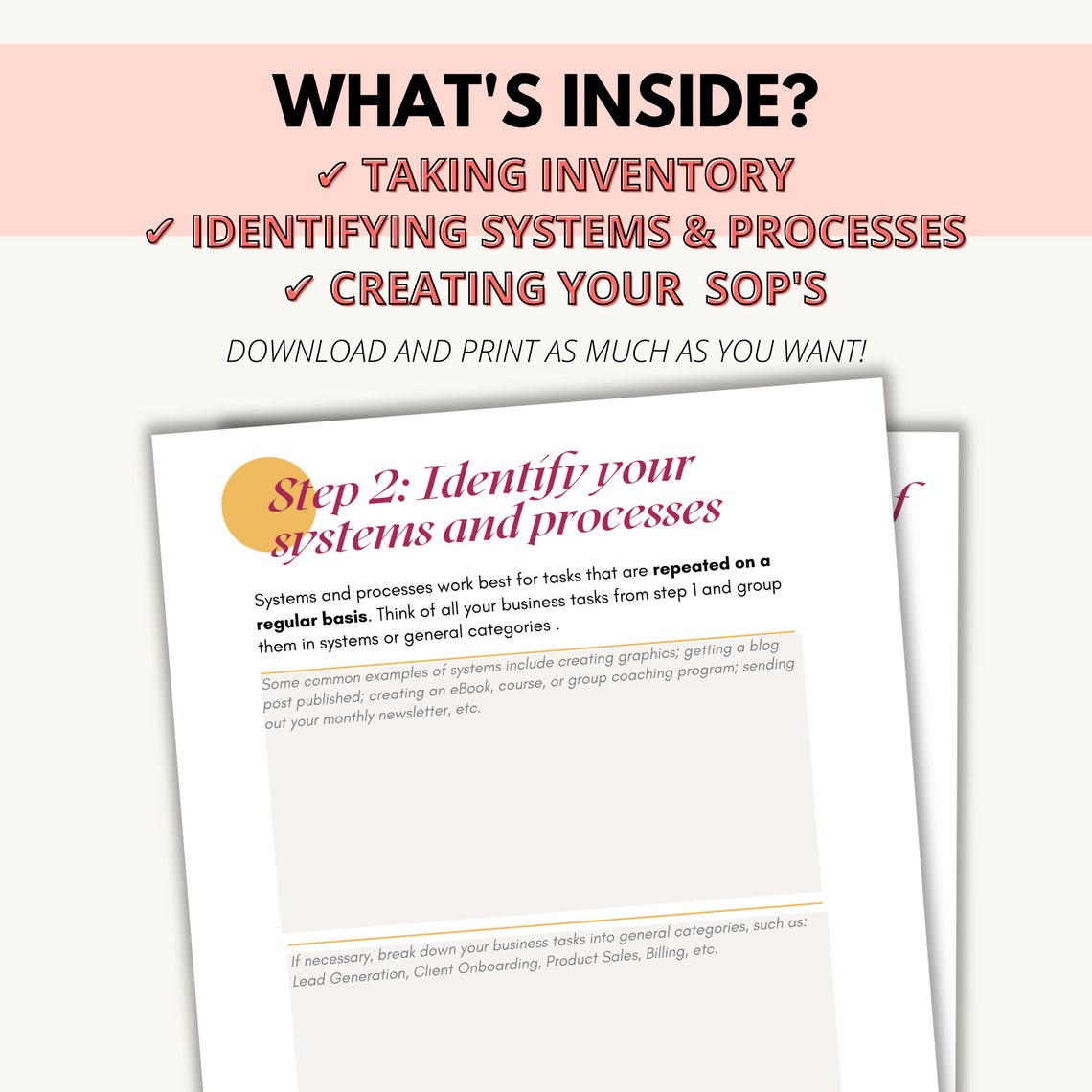 Standard Operating Procedure Template | SOP Template | Business SOP ...