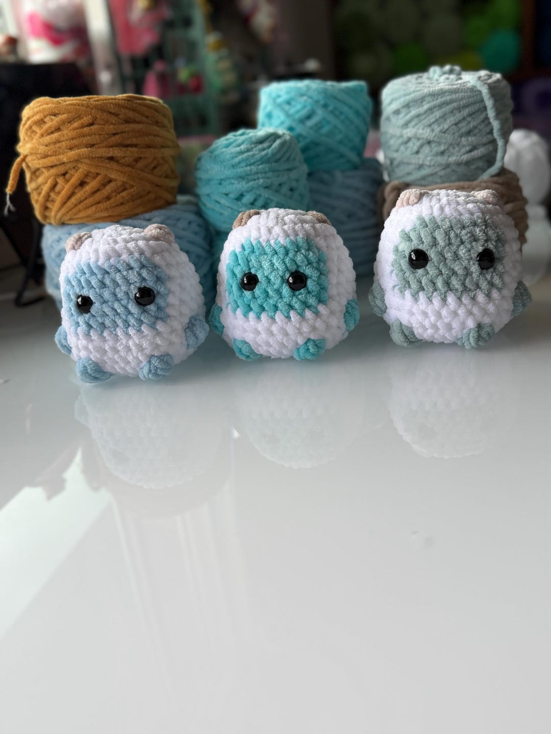 Crochet Yeti Plush: Handmade Plushie, Gifts for Her and Him, Christmas ...