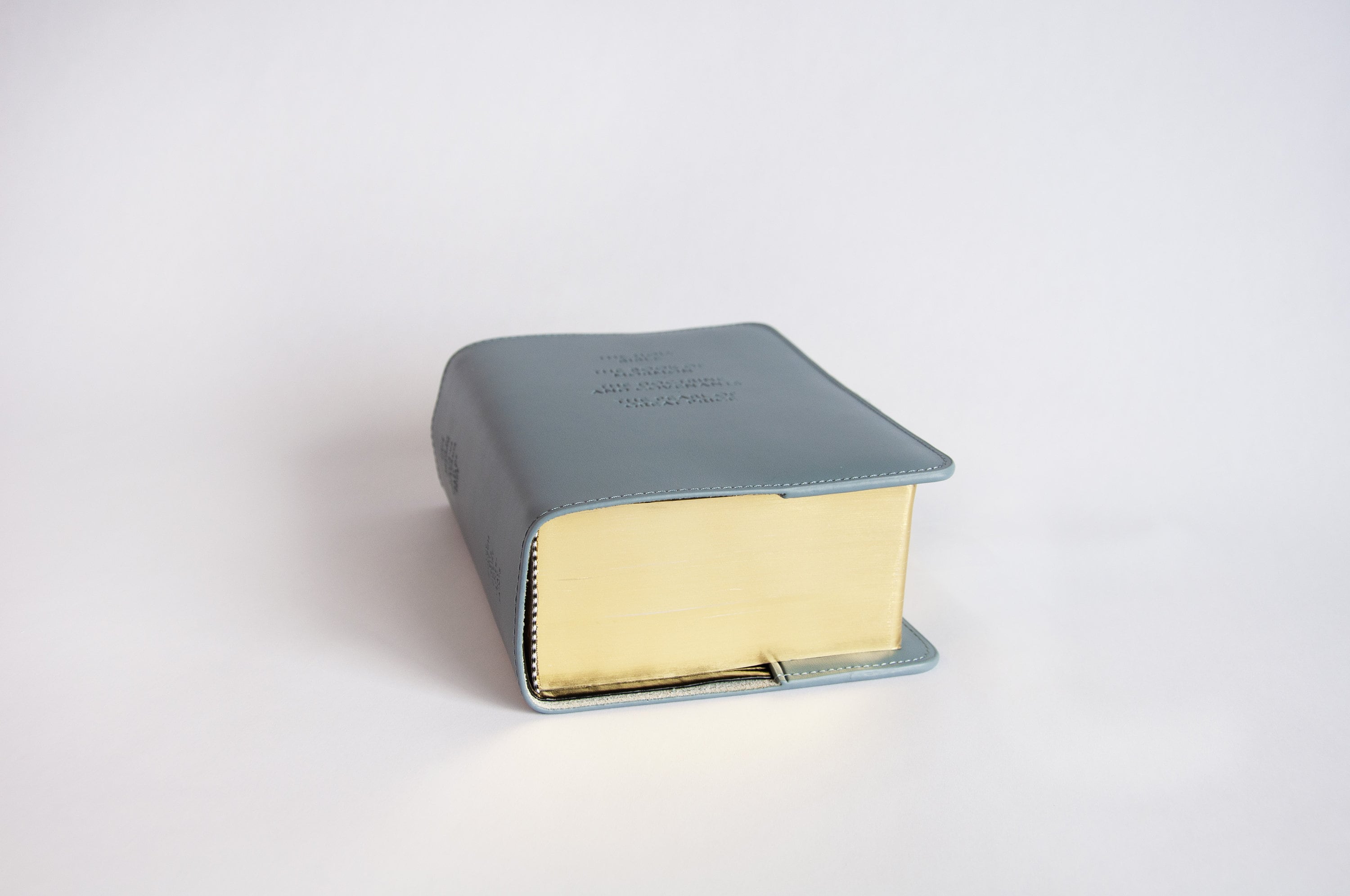 Blue Regular Size LDS Quad Leather Scripture Cover, LDS Scripture Cover ...