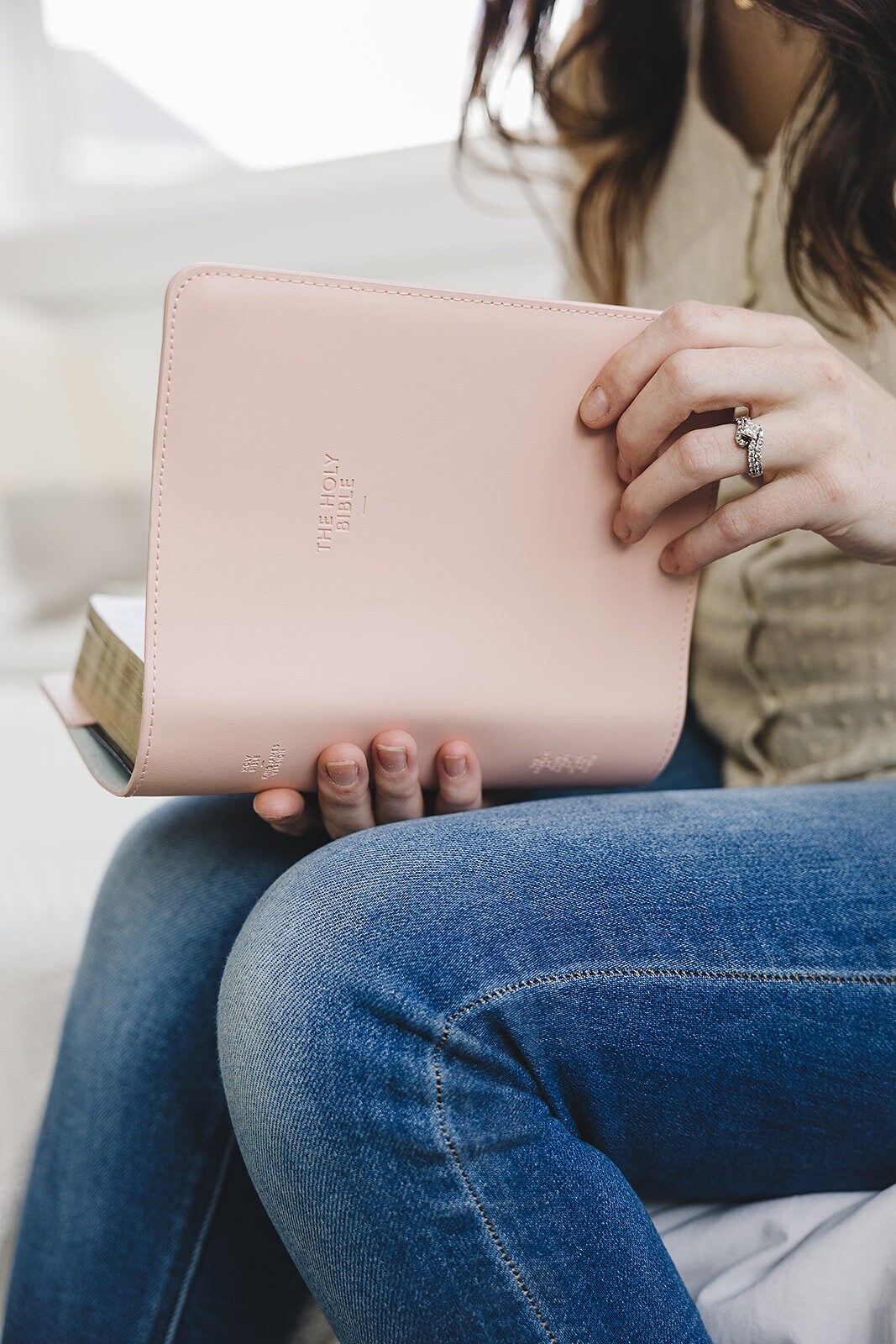 Pink Regular Size LDS Bible Leather Scripture Cover, LDS Scripture ...