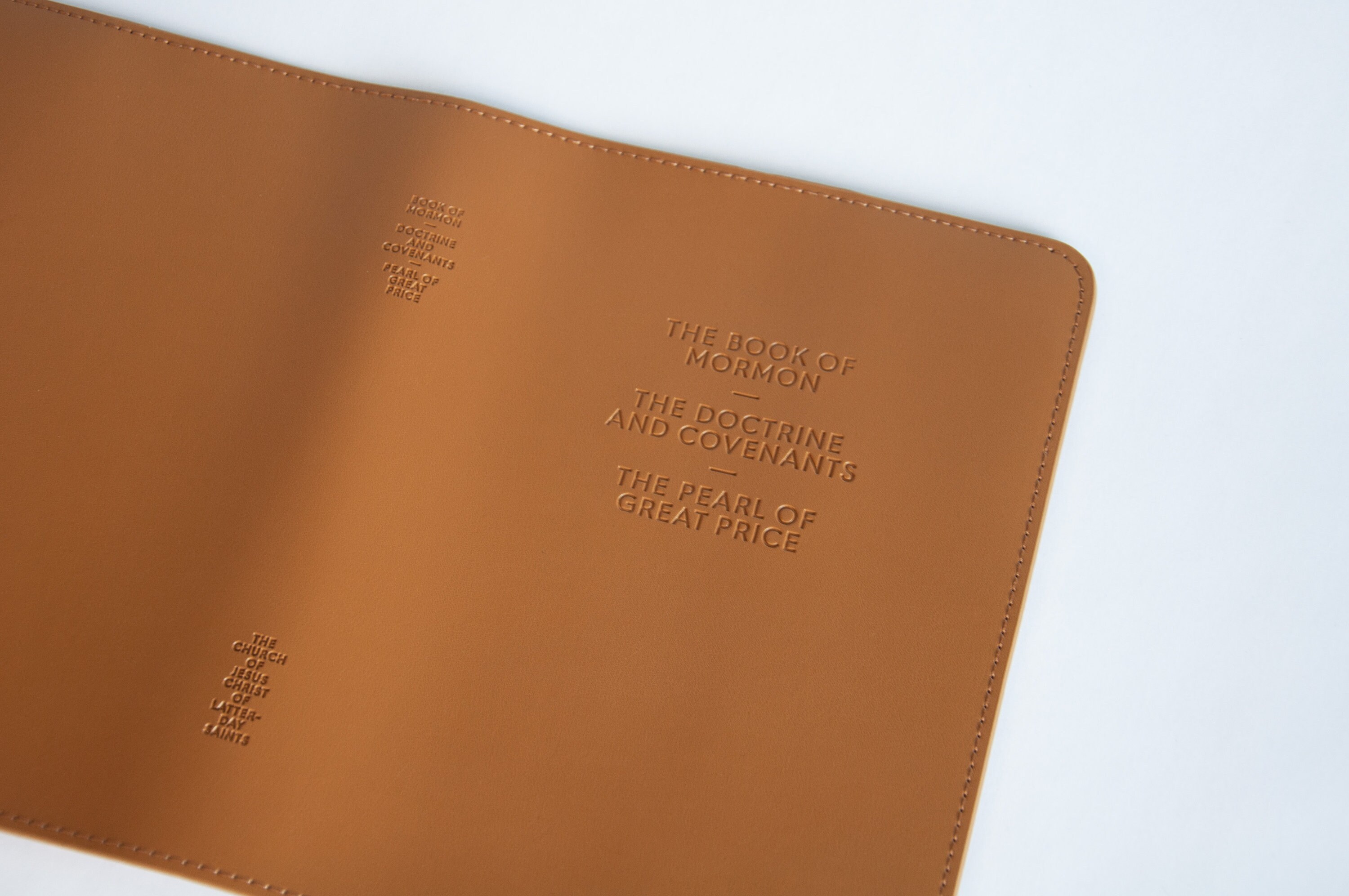 Brown Regular Size LDS Triple Combination Leather Scripture Cover, LDS ...