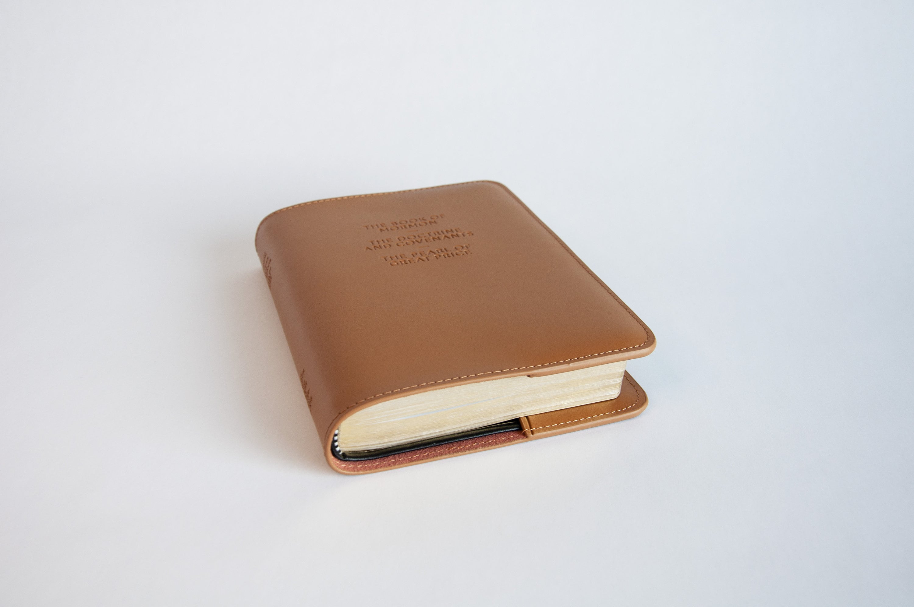 Brown Regular Size LDS Triple Combination Leather Scripture Cover, LDS ...