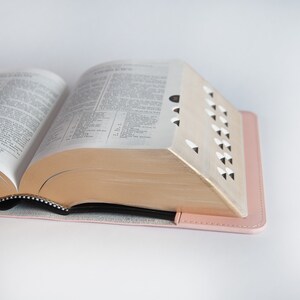 Pink Regular Size LDS Quad Leather Scripture Cover, LDS Scripture Cover ...