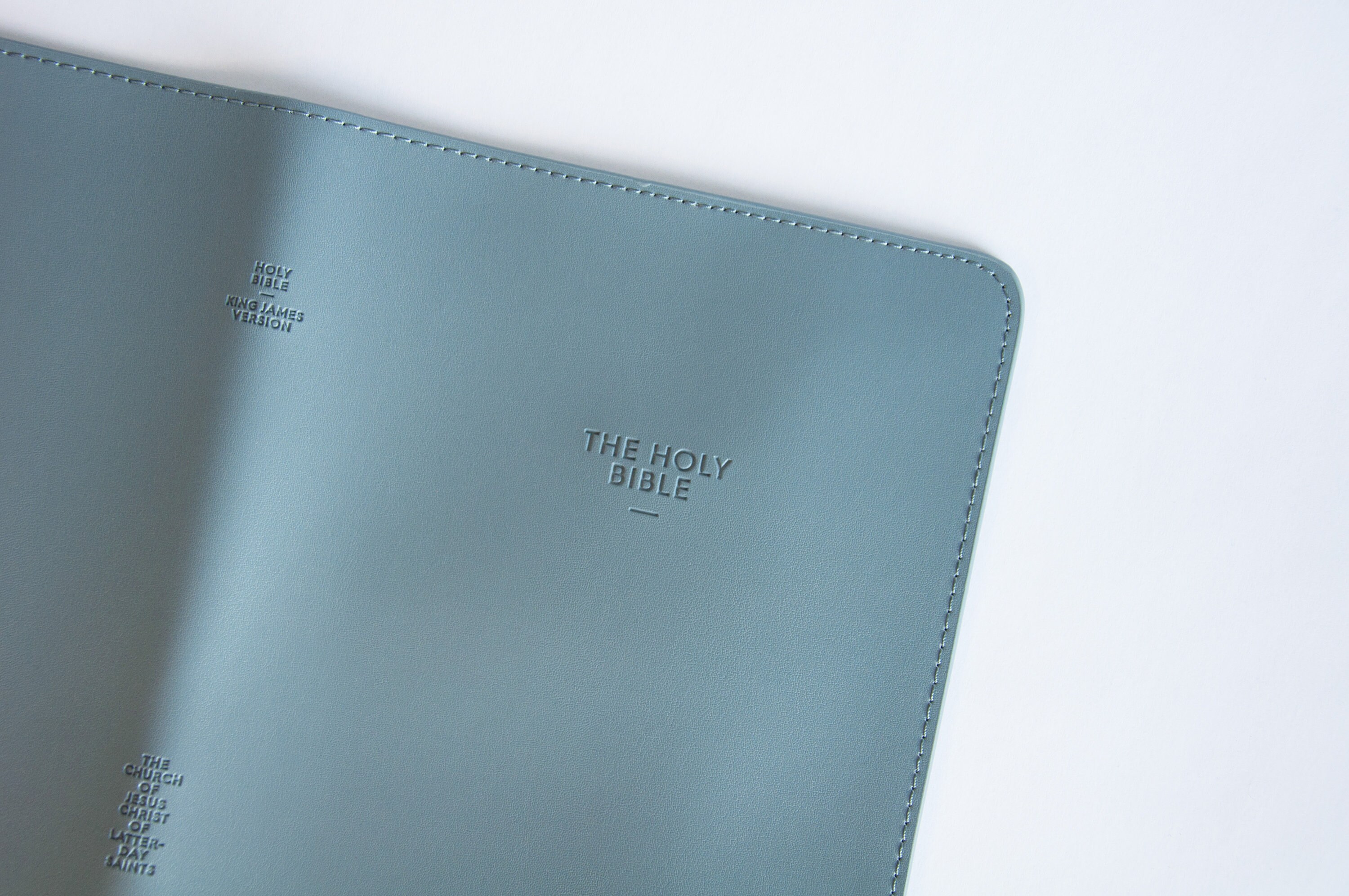 Blue Regular Size LDS Bible Leather Scripture Cover, LDS Scripture ...