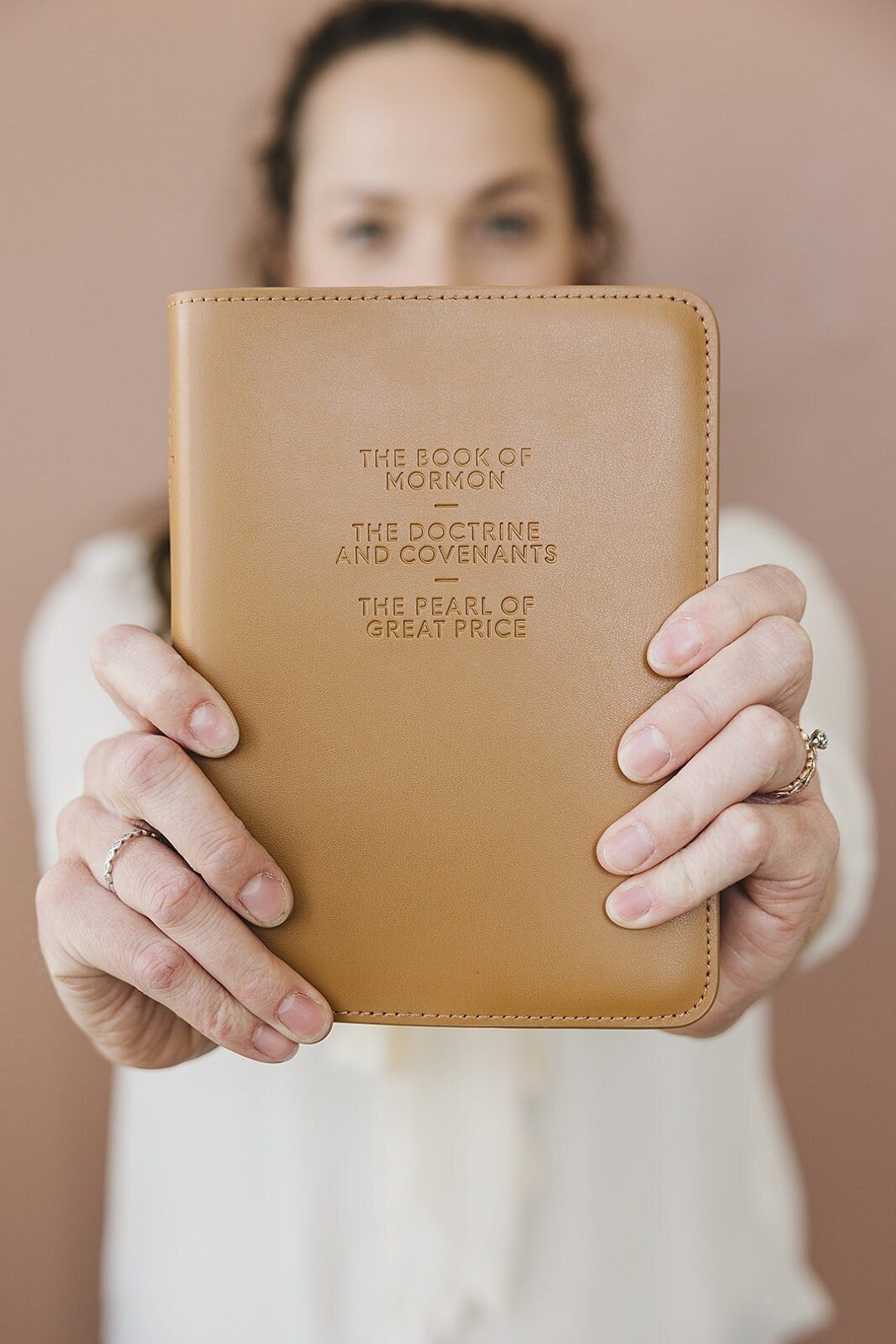 Brown Regular Size LDS Triple Combination Leather Scripture Cover, LDS ...