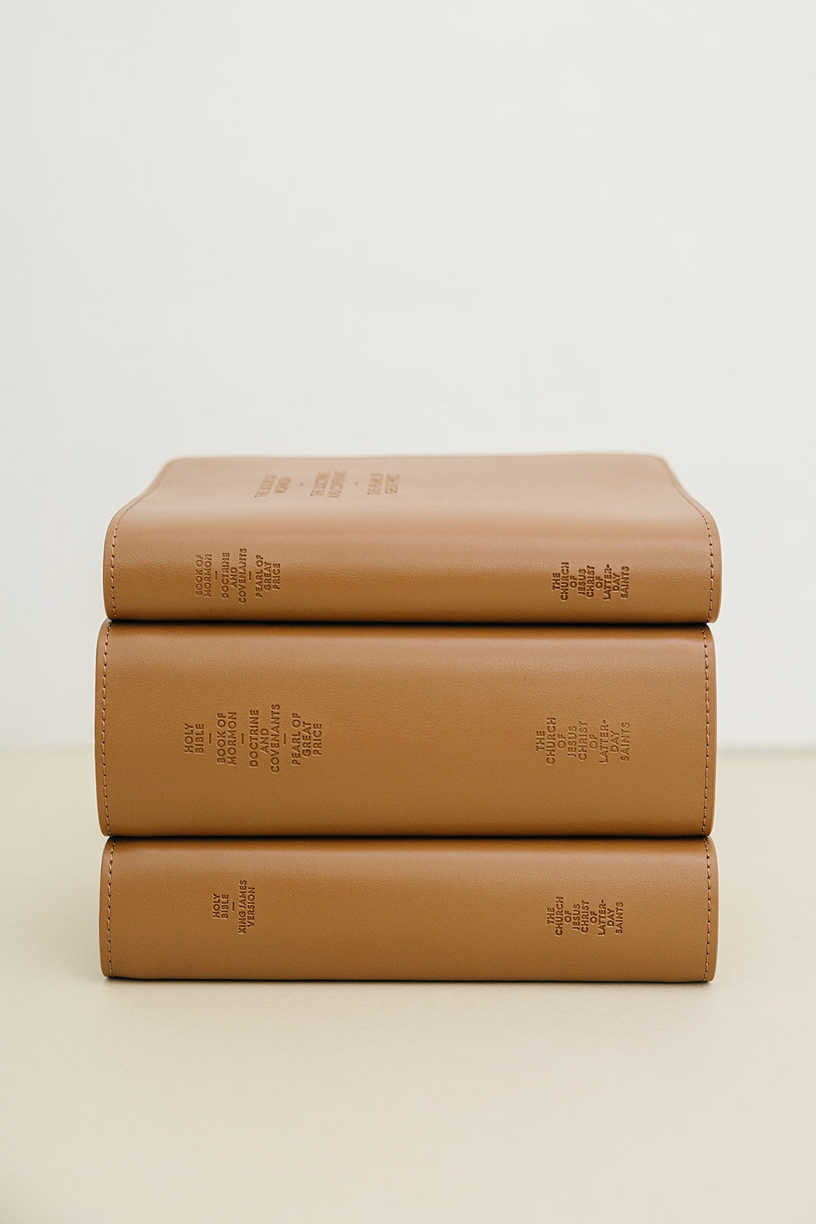 Brown Regular Size LDS Triple Combination Leather Scripture Cover, LDS ...