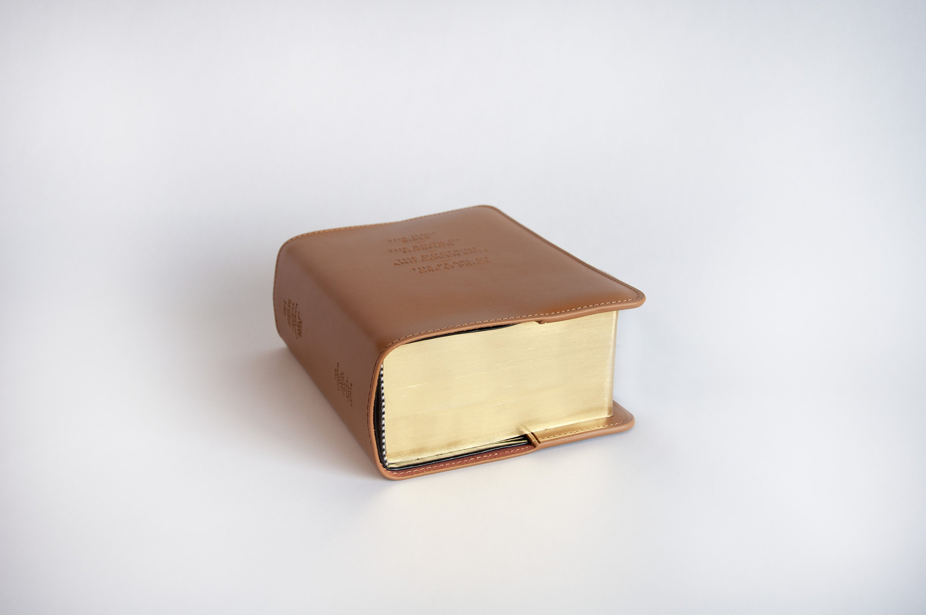 Brown Regular Size LDS Quad Leather Scripture Cover, LDS Scripture ...