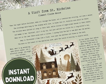 Twas the Night Before Christmas - Digital Poem/story by Clement Clarke ...