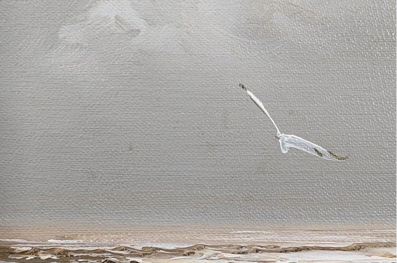 Karl Neumann Boat on A Beach Shore Seaside Original Oil Painting - Etsy