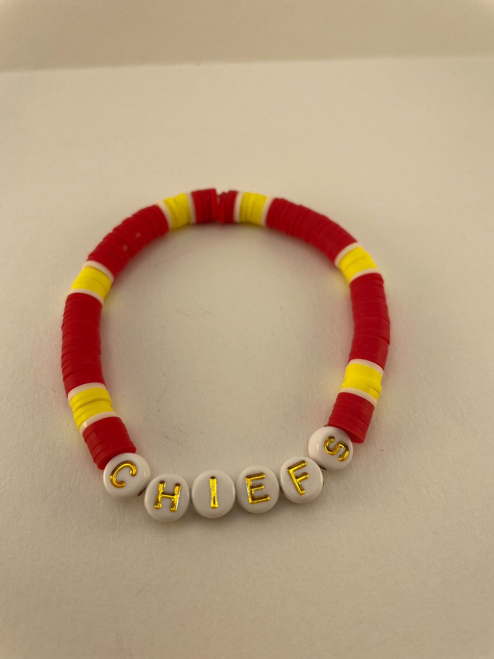 Kansas City Chiefs Bracelet Stack KC Chiefs Bracelets Chiefs Friendship Bracelets - Etsy
