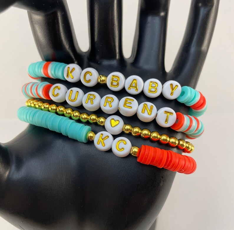 Kansas City Current Bracelet Stack | KC Baby Bracelets | Current ...