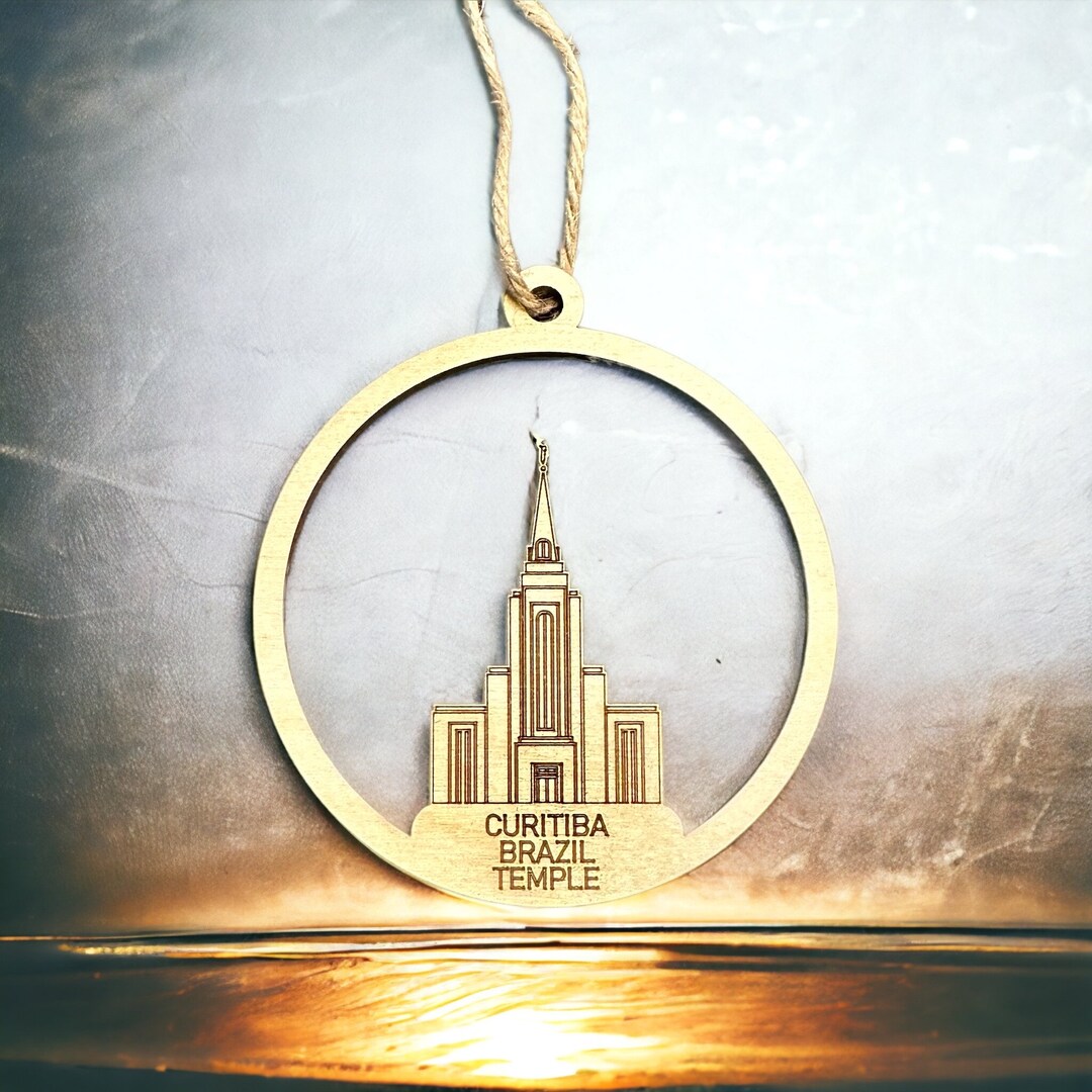Curitiba Brazil Temple Ornament - LDS Gift - Mormon Gift - Missionary ...