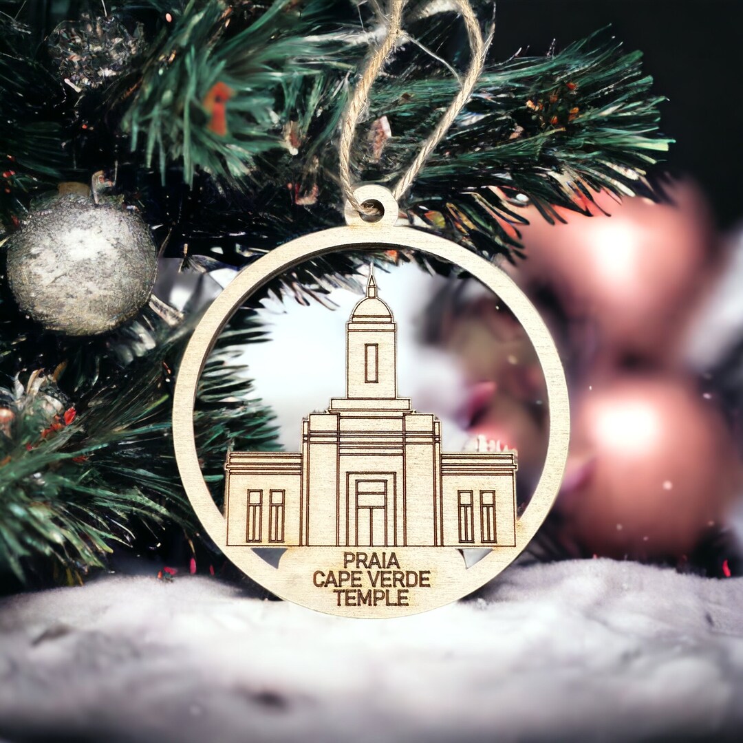 Praia Cape Verde Temple Ornament - LDS Gift - Mormon Gift - Missionary ...