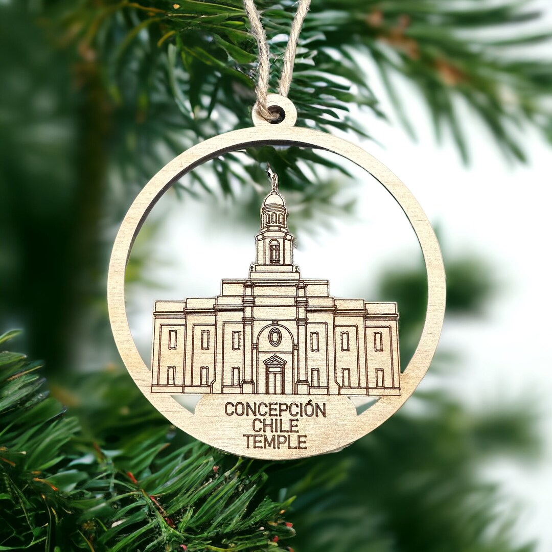 Concepción Chile Temple Ornament - LDS Gift - Mormon Gift - Missionary ...