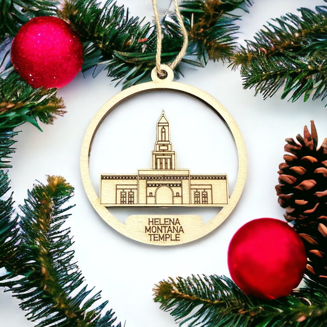 Helena Montana Temple Ornament - LDS Gift - Mormon Gift - Missionary ...