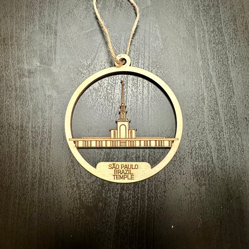 São Paulo Brazil Temple Ornament - LDS Gift - Mormon Gift - Missionary ...