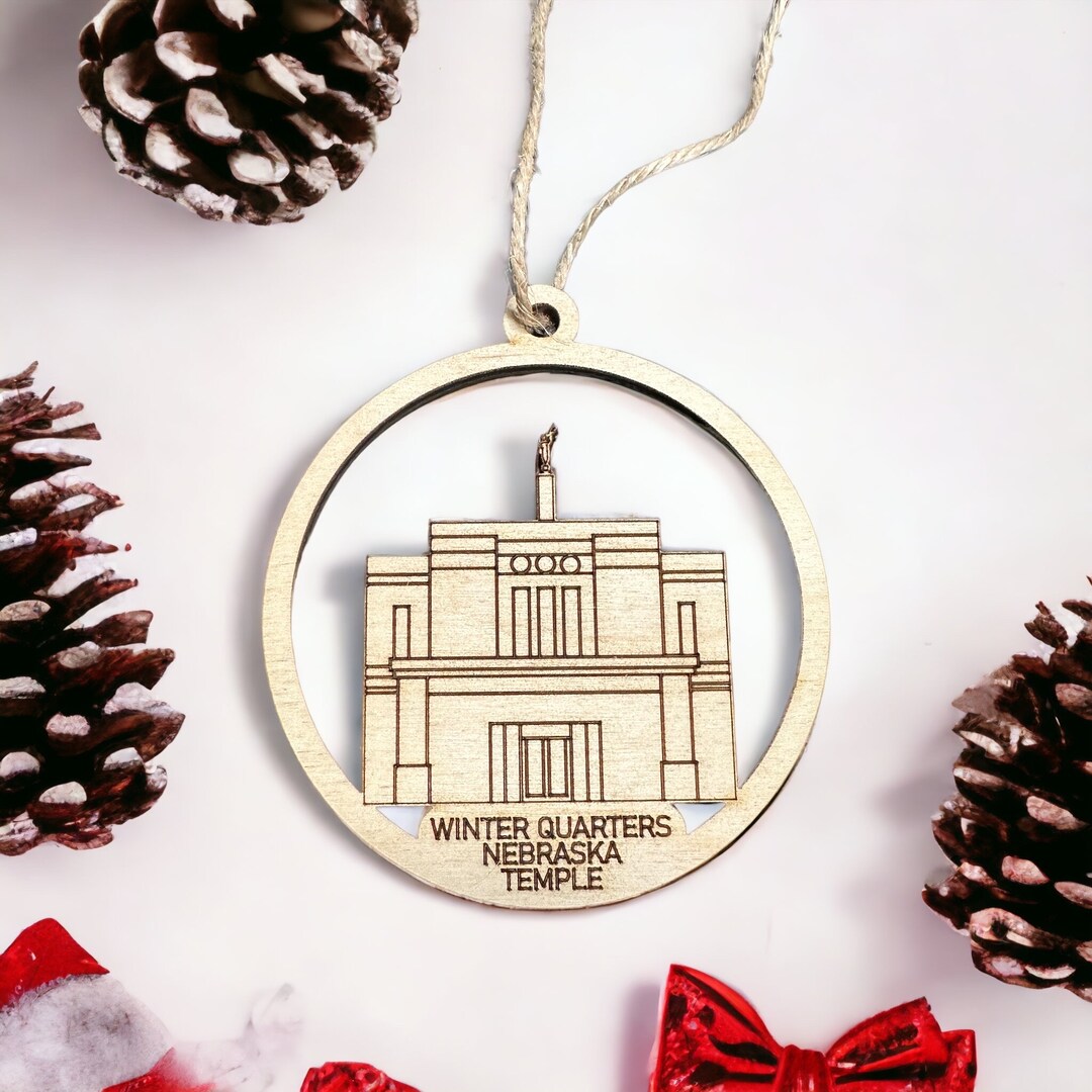Winter Quarters Nebraska Temple Ornament - LDS - Mormon Gift ...