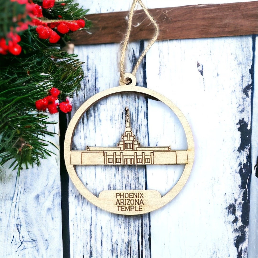Phoenix Arizona Temple Ornament - LDS Gift - Mormon Gift - Missionary ...