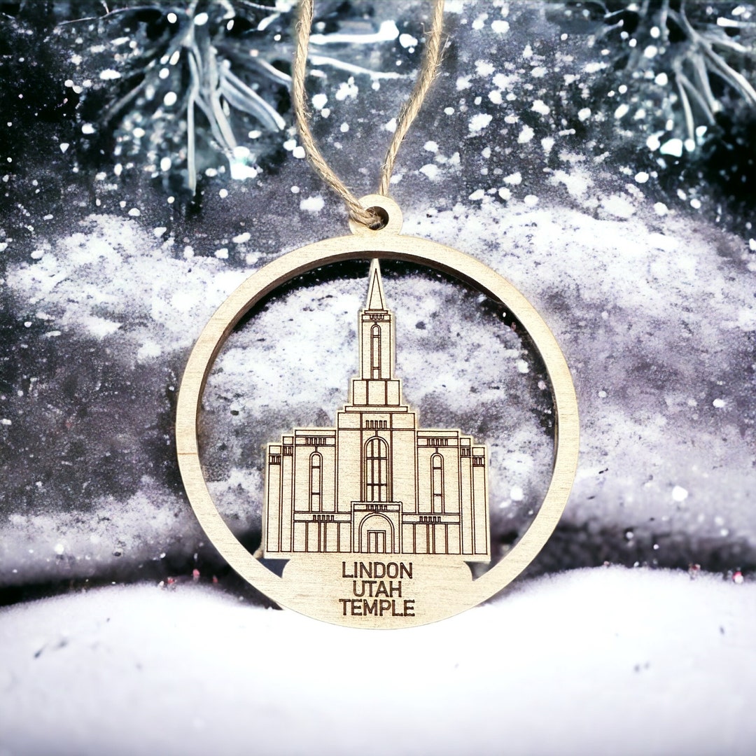 Lindon Utah Temple Ornament - LDS Gift - Mormon Gift - Missionary Gift ...
