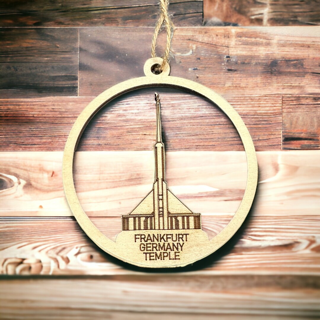 Frankfurt Germany Temple Ornament - LDS Gift - Mormon Gift - Missionary ...