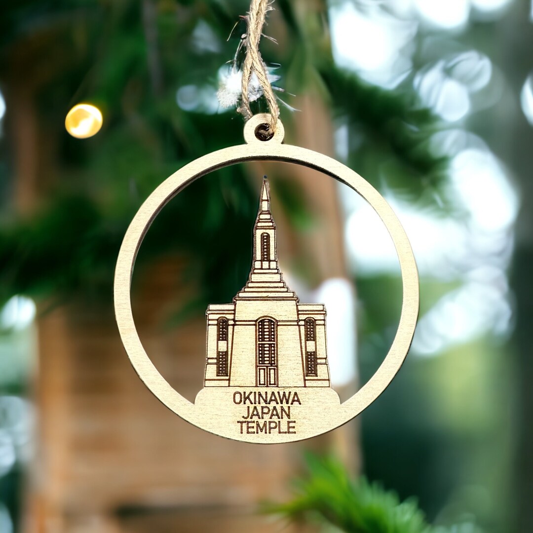 Okinawa Japan Temple Ornament - LDS Gift - Mormon Gift - Missionary ...