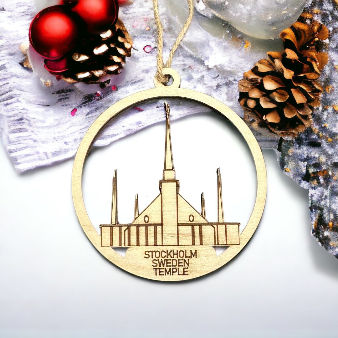 Stockholm Sweden Temple Ornament - LDS Gift - Mormon Gift - Missionary ...