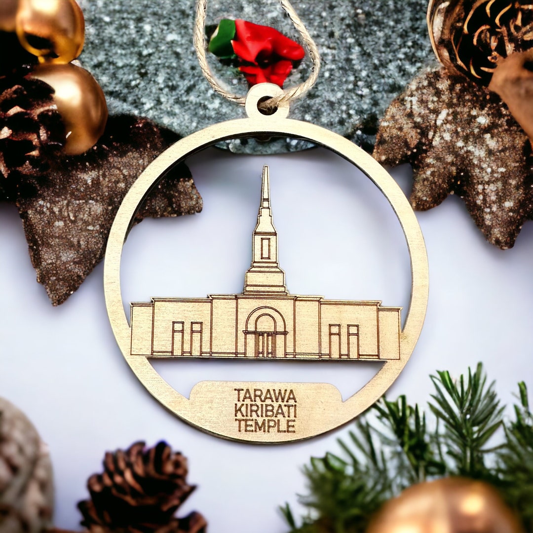 Tarawa Kiribati Temple Ornament - LDS Gift - Mormon Gift - Missionary ...