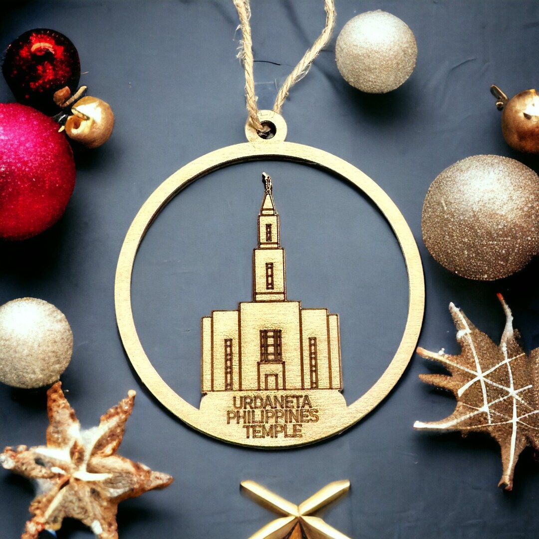 Urdaneta Philippines Temple Ornament - LDS Gift - Mormon Gift ...