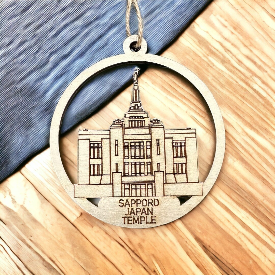 Sapporo Japan Temple Ornament - LDS Gift - Mormon Gift - Missionary ...