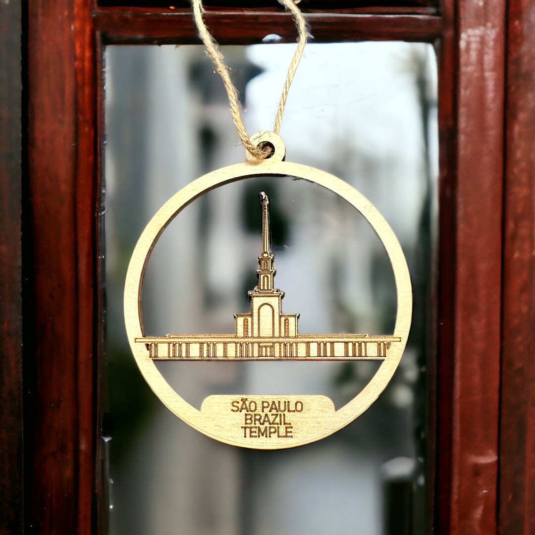 São Paulo Brazil Temple Ornament - LDS Gift - Mormon Gift - Missionary ...