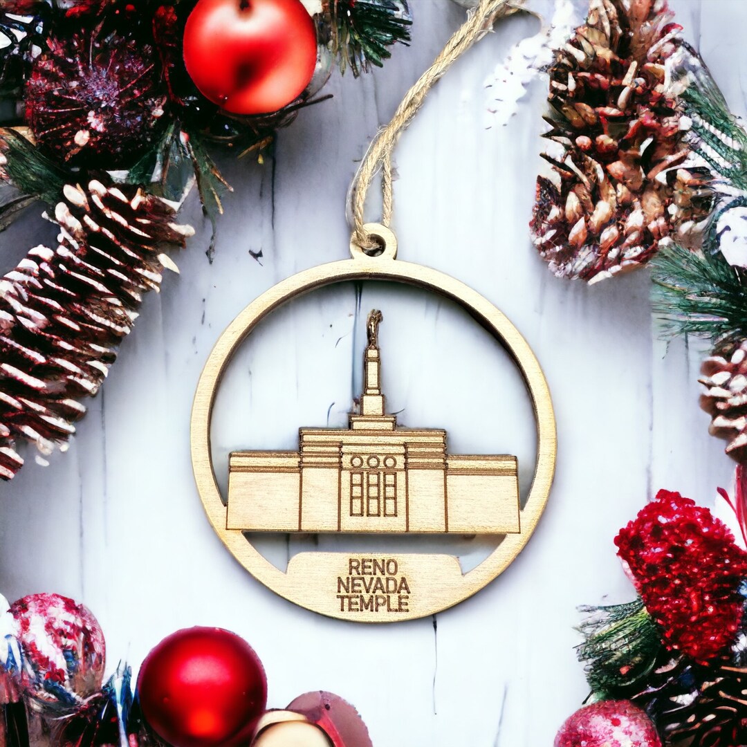 Reno Nevada Temple Ornament - LDS Gift - Mormon Gift - Missionary Gift ...