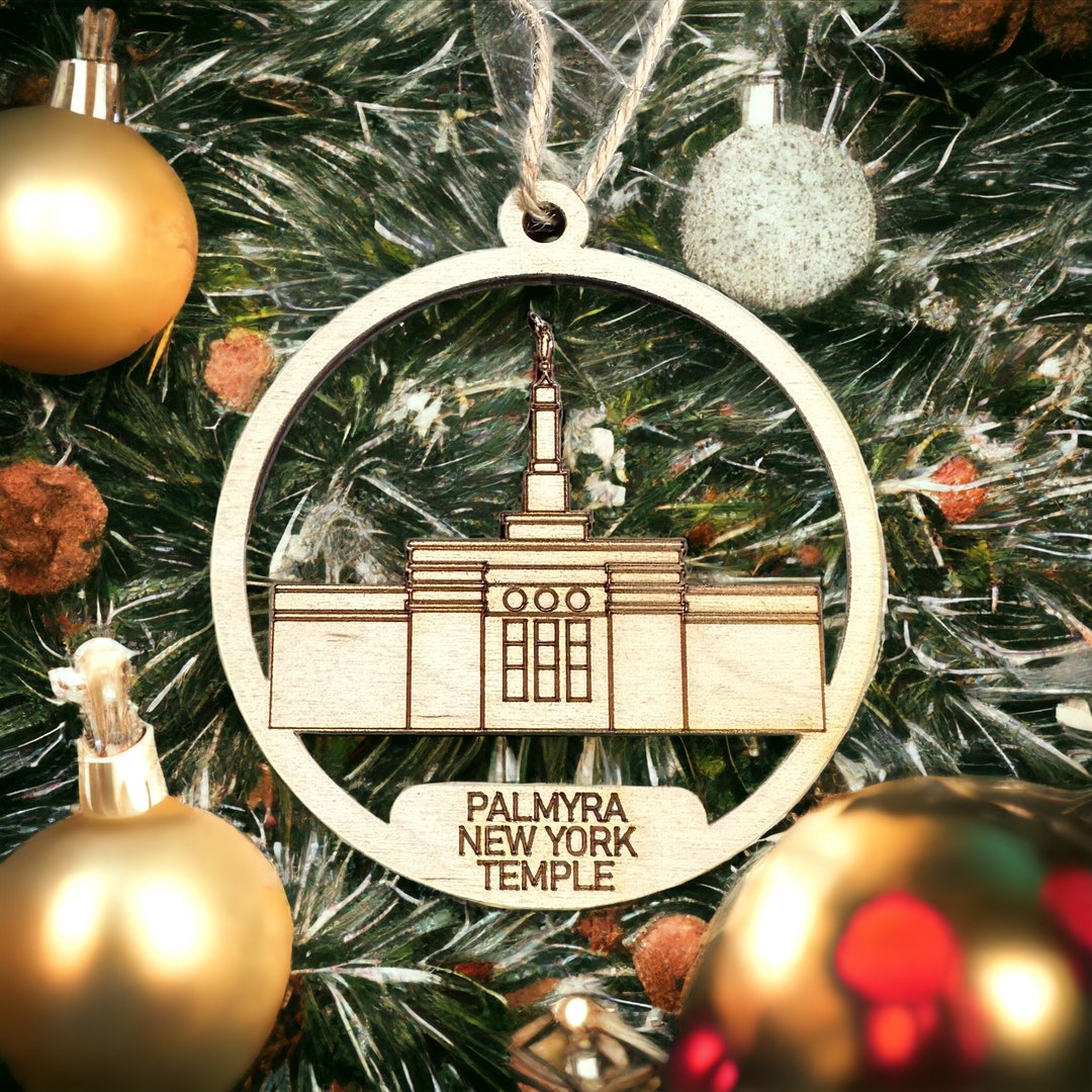 Palmyra New York Temple Ornament - LDS Gift - Mormon Gift - Missionary ...