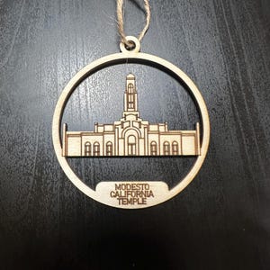 Modesto California Temple Ornament - Mormon Gift - Missionary ...