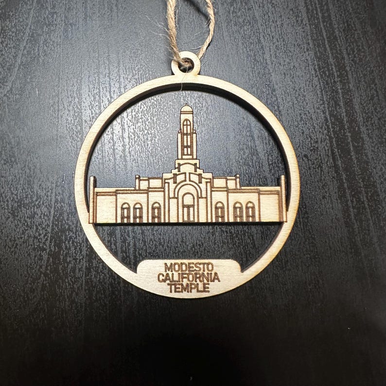 Modesto California Temple Ornament - Mormon Gift - Missionary ...