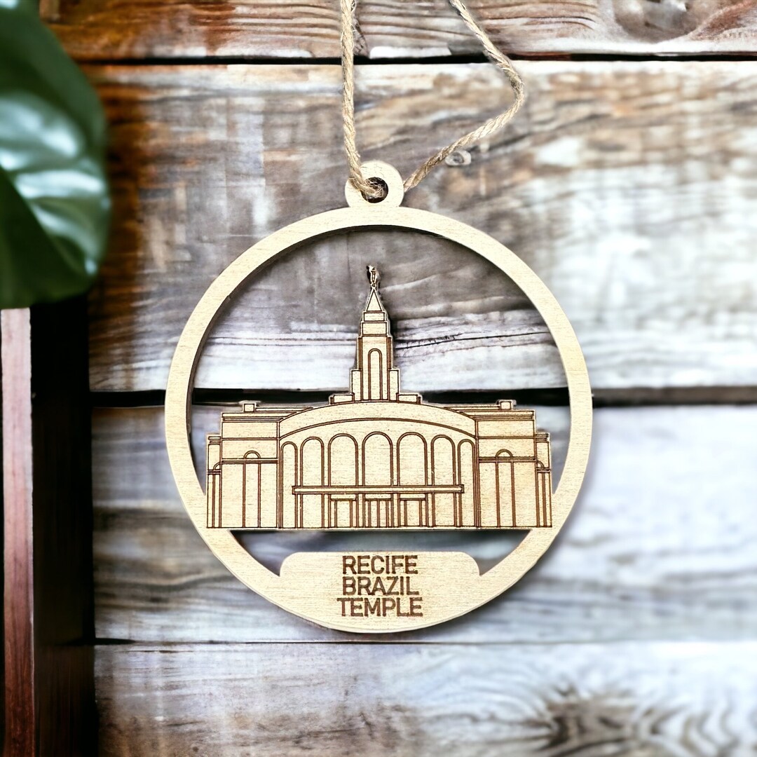 Recife Brazil Temple Ornament - LDS Gift - Mormon Gift - Missionary ...