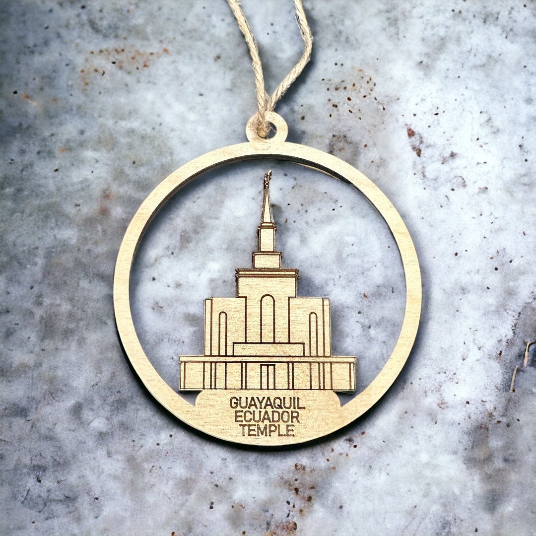Guayaquil Ecuador Temple Ornament - LDS Gift - Mormon Gift - Missionary ...