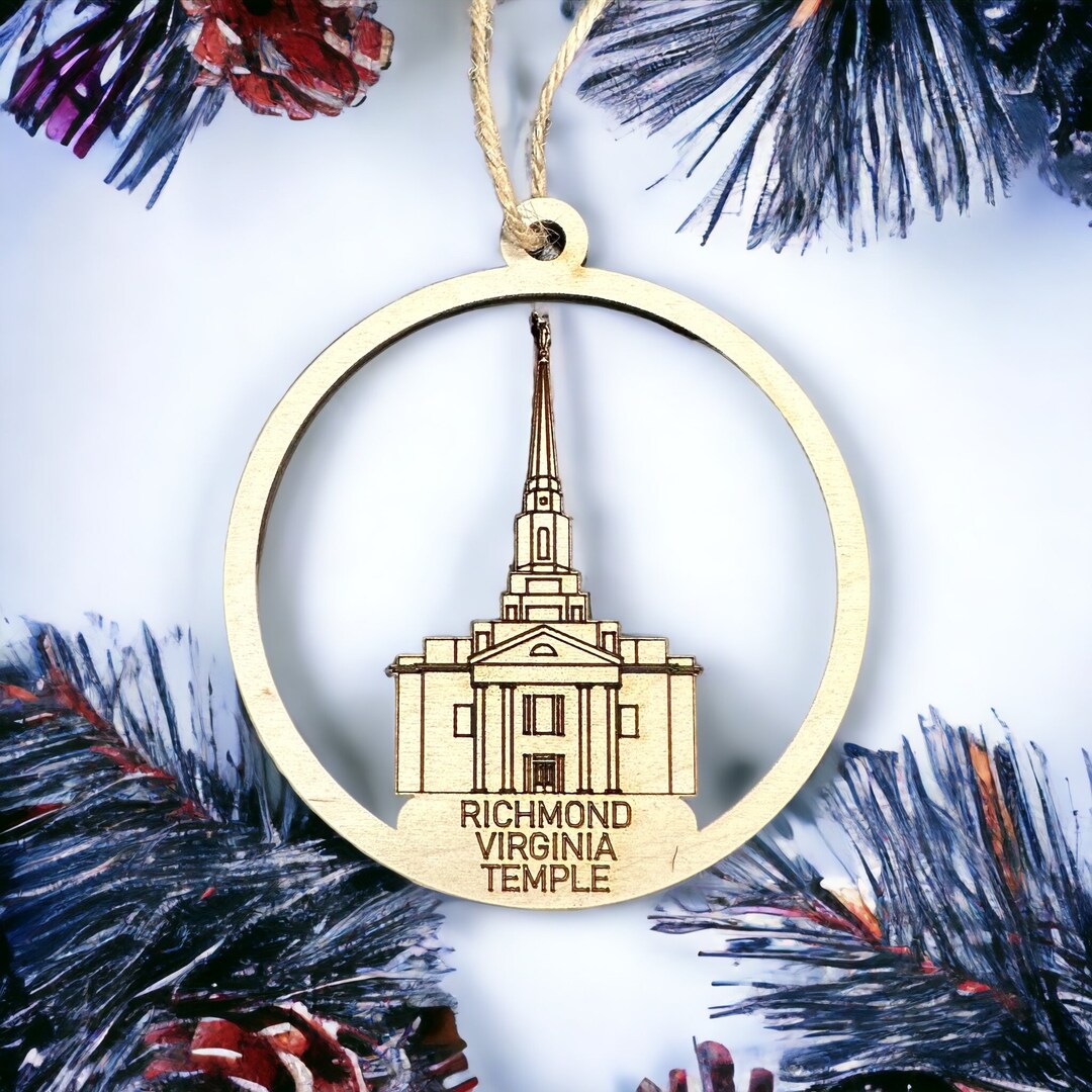 Richmond Virginia Temple Ornament - LDS Gift - Mormon Gift - Missionary ...