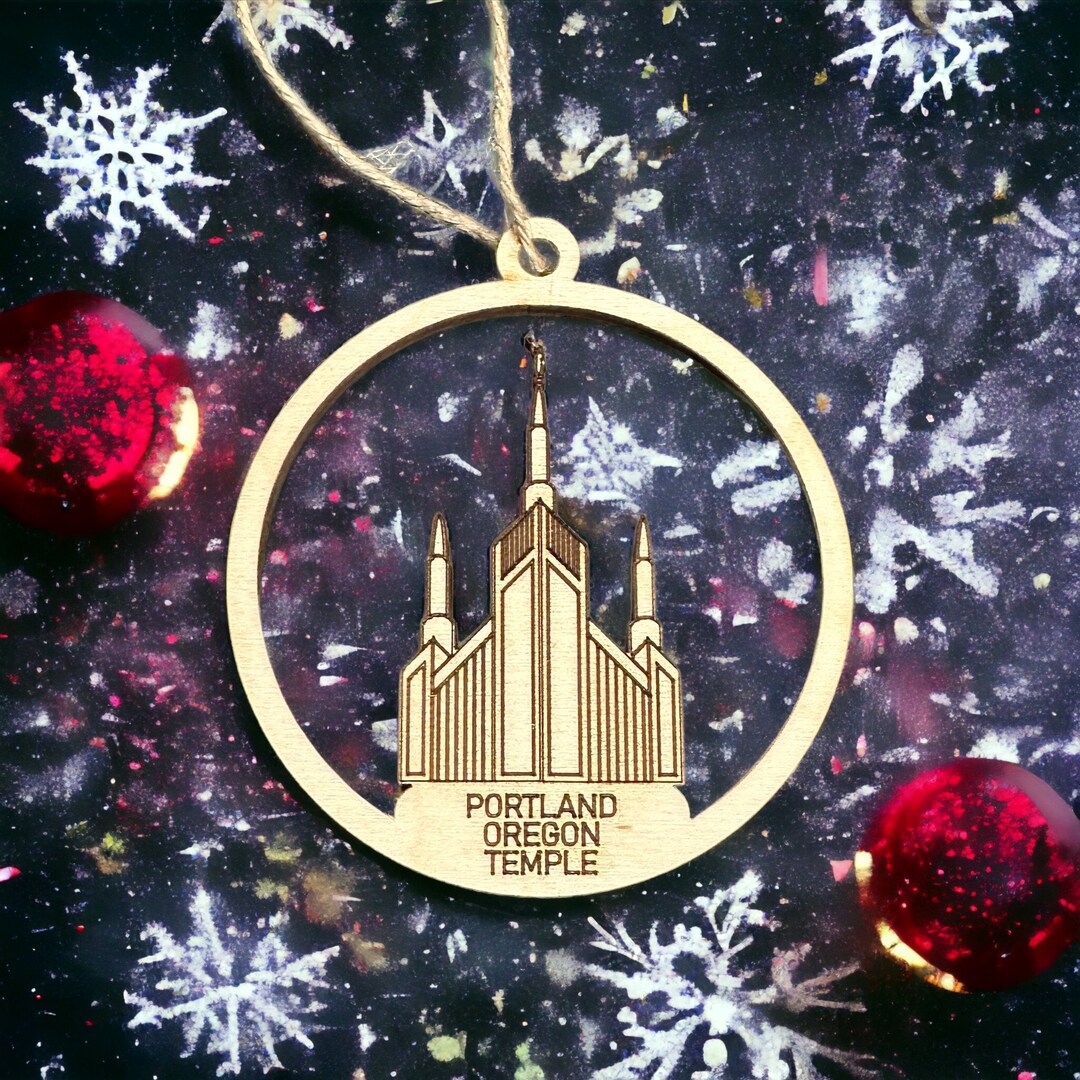 Portland Oregon Temple Ornament - LDS Gift - Mormon Gift - Missionary ...