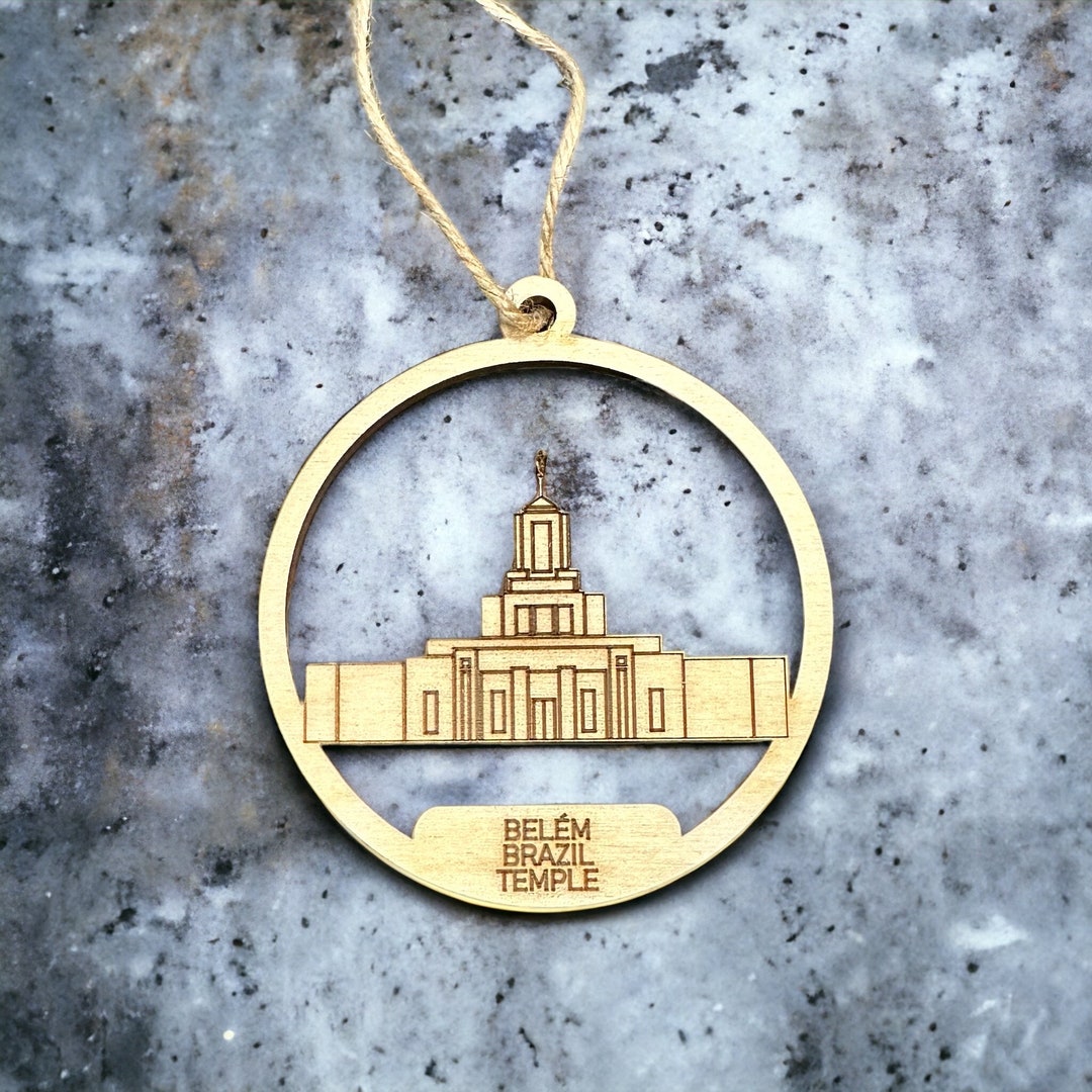 Belém Brazil Temple Ornament - LDS Gift - Mormon Gift - Missionary Gift ...