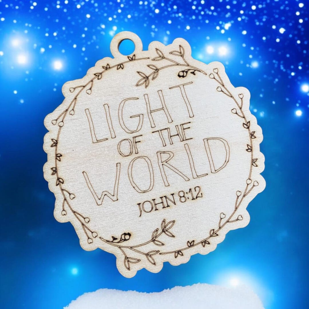 Light of the World - John 8:12 Name of Christ From the Bible Christmas ...