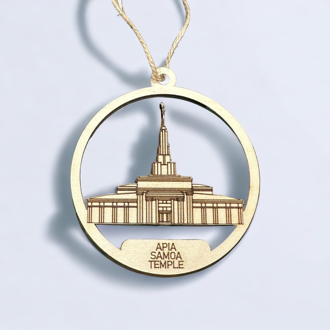 Apia Samoa Temple Ornament - LDS Gift - Mormon Gift - Missionary ...