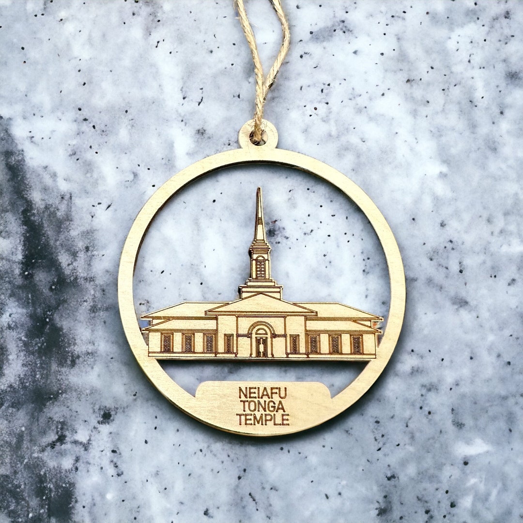 Neiafu Tonga Temple Ornament - LDS Gift - Mormon Gift - Missionary Gift ...