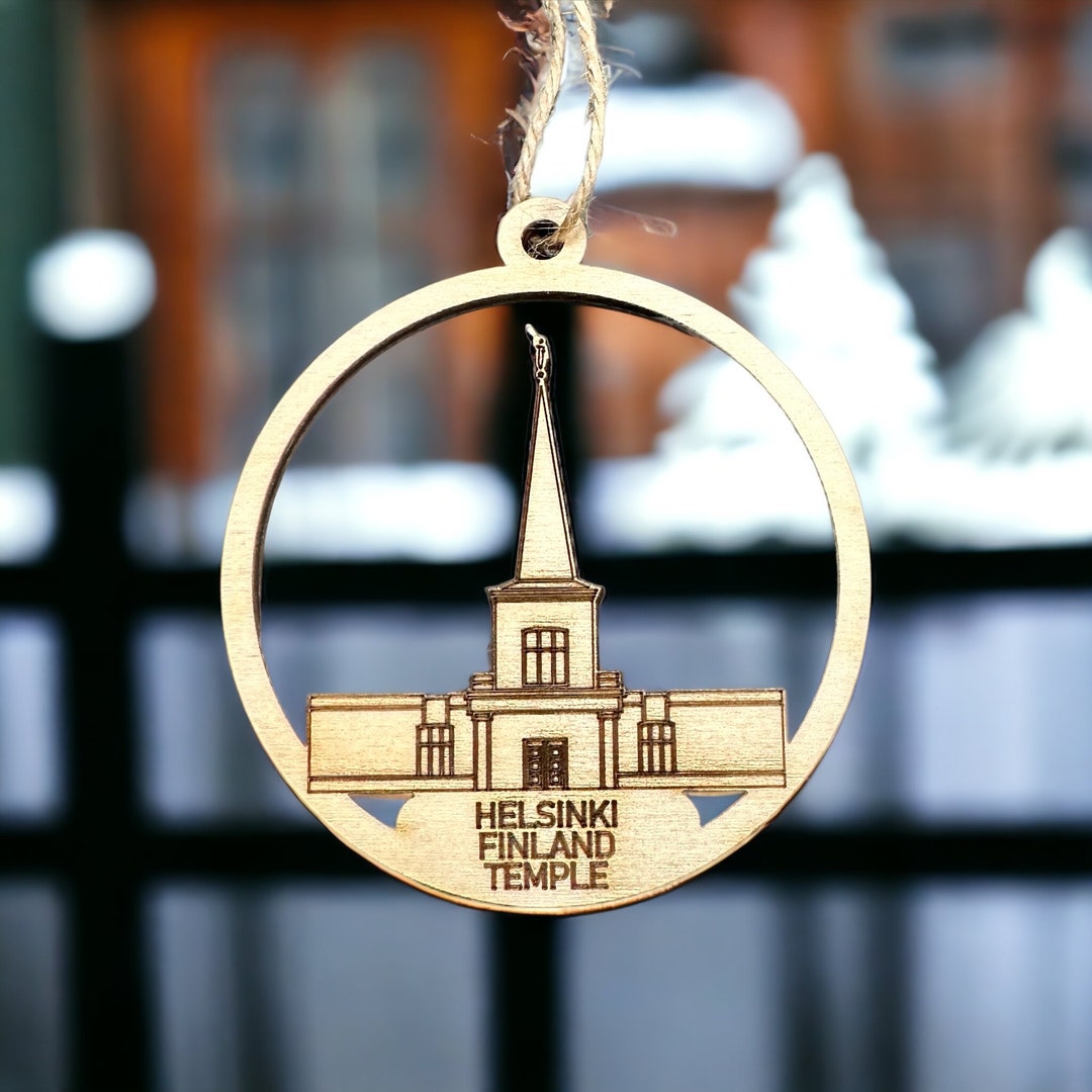 Helsinki Finland Temple Ornament - LDS Gift - Mormon Gift - Missionary ...
