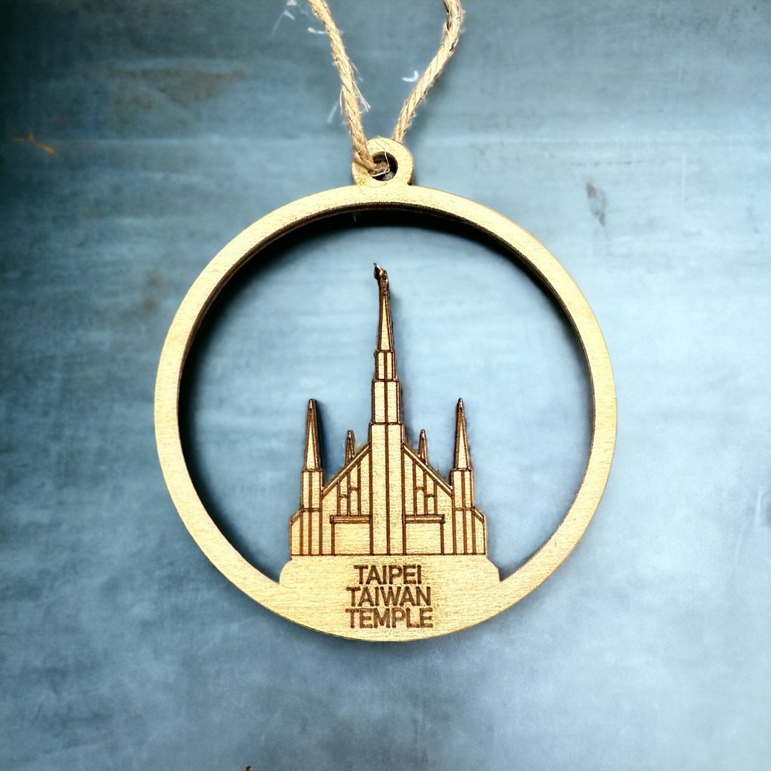 Taipei Taiwan Temple Ornament - LDS - Mormon - Missionary Gift ...